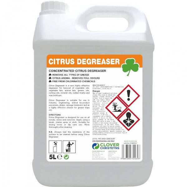 Clover Chemicals Citrus Degreaser 714 – UHS (Europe) Ltd