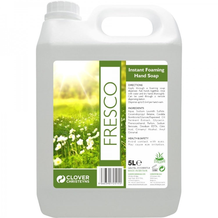 Clover Chemicals Fresco Instant Foam Soap 406 – UHS (Europe) Ltd