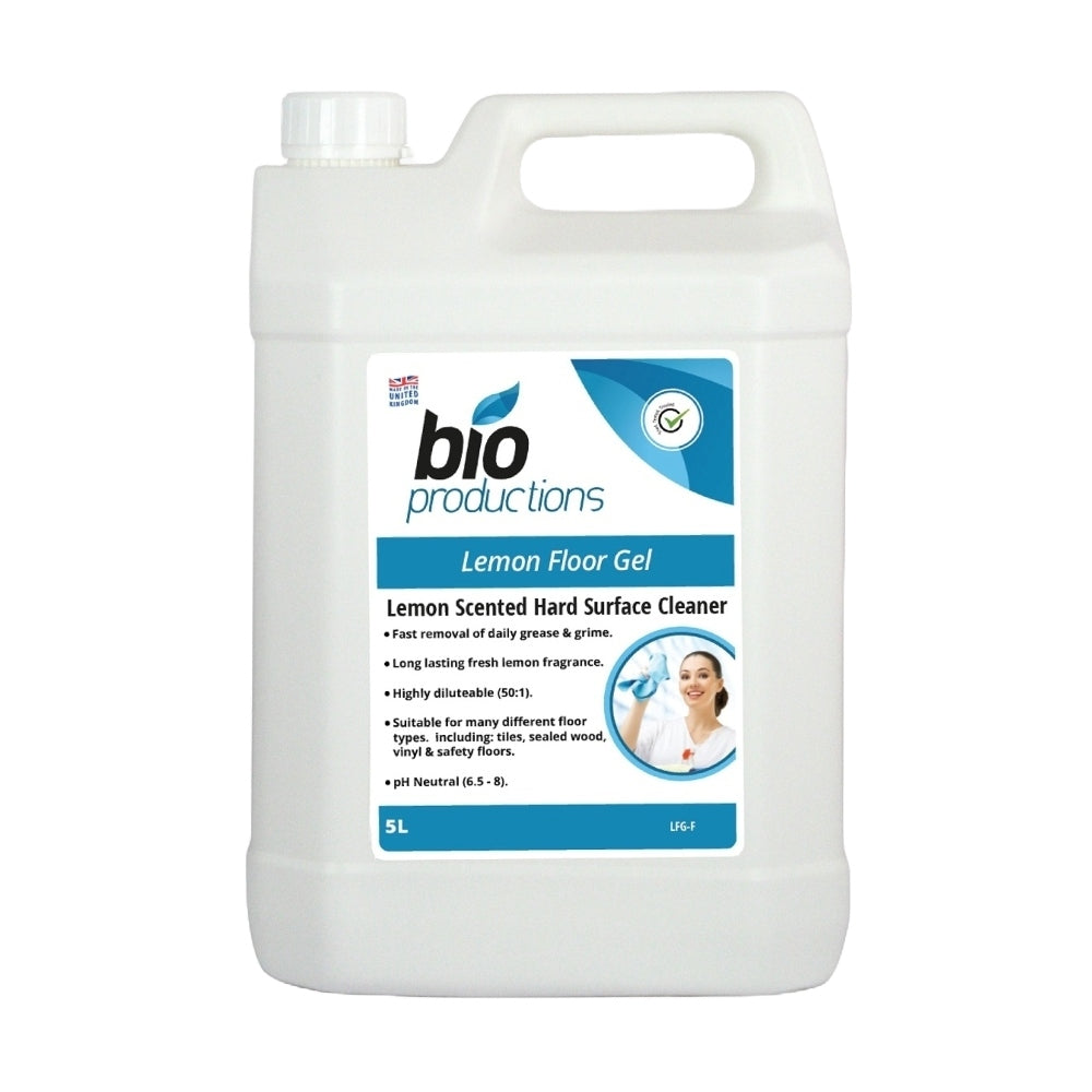 Bio Productions PREMIUM LEMON FLOOR GEL 5 LTR – UHS (Europe) Ltd