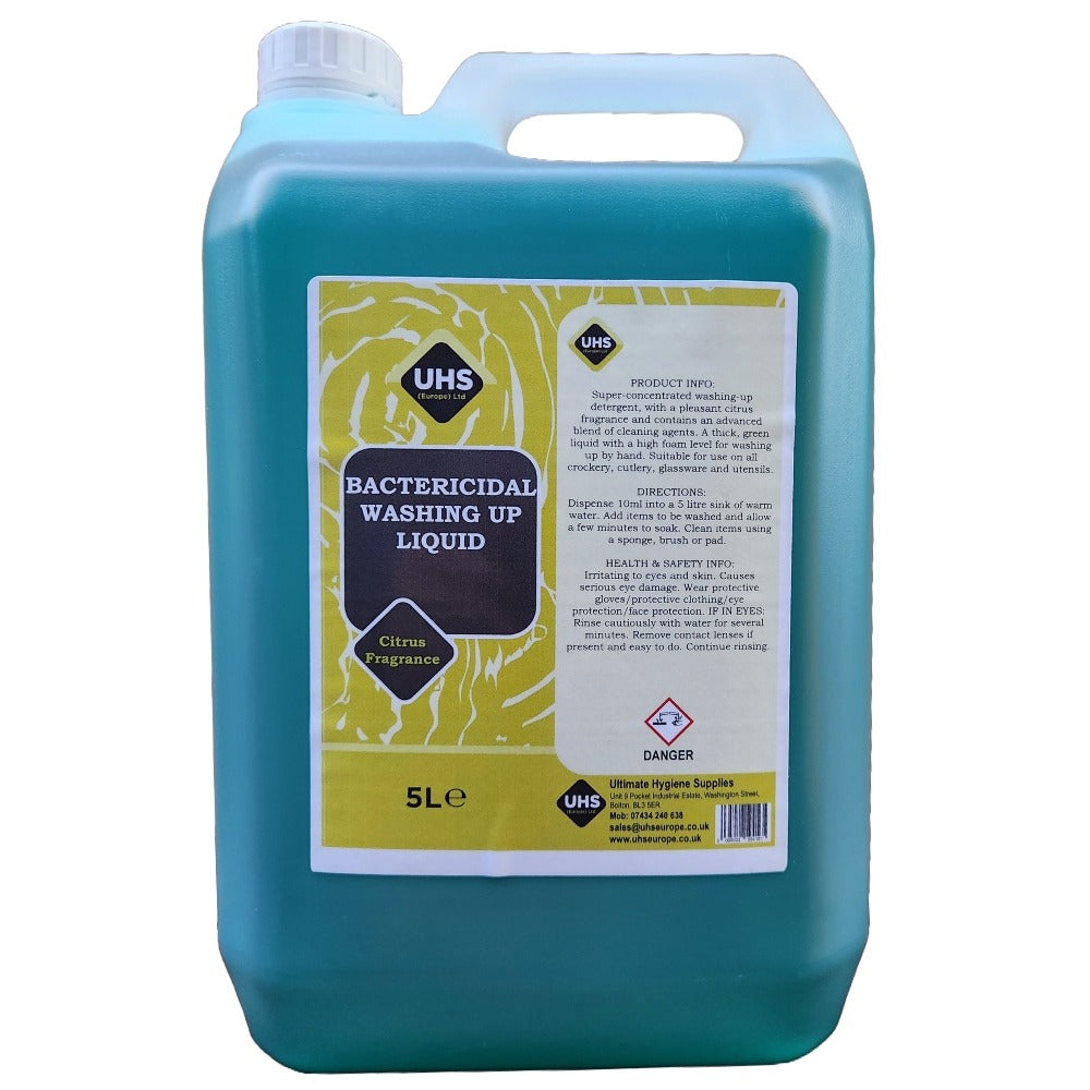 Bactericidal Washing Up Liquid - UHS EUROPE – UHS (Europe) Ltd